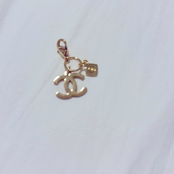 CHANEL | Accessories | Chanel Gold Iconic Logo Charm | Poshmark